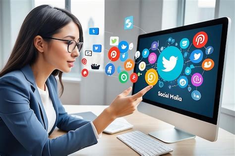 Harnessing The Power Of Social Media Premium Ai Generated Image