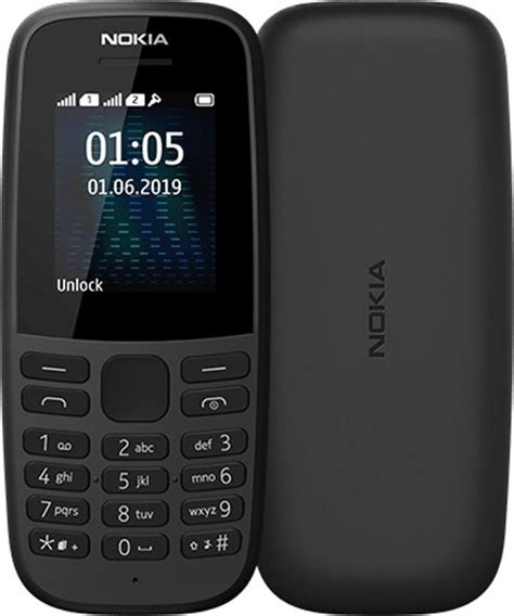 Мобильный Телефон Nokia 105 2019 Single Sim Black (без Зарядного ...