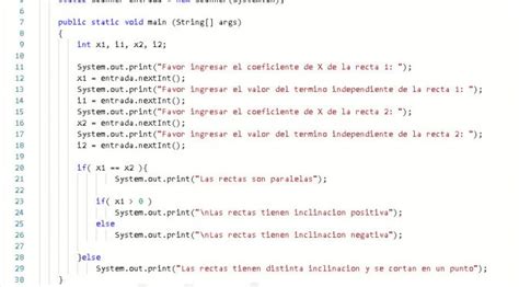 Sentencia If Else Java Rectas Paralelas Tutorias Co