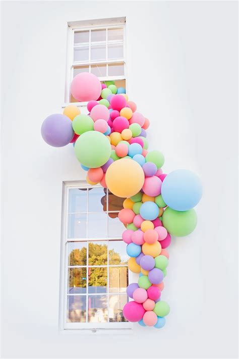 Cómo Hacer Guirnaldas De Globos Fácil Decopeques