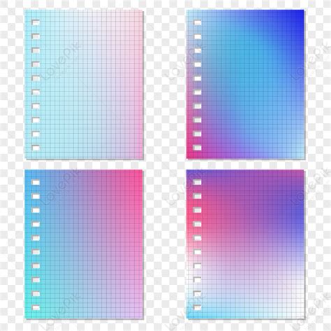 참고 보라색 그라데이션 메모 용지 조합 스티커 일러스트 종이 일러스트 테이프 일러스트일깨우다일일 메모 Png 일러스트 무료 다운로드 Lovepik
