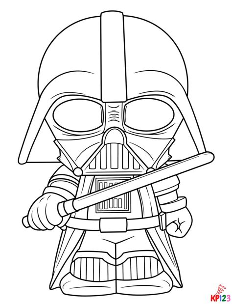 Darth Vader Kleurplaten 22