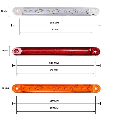ЛЕД Led Маркер Габарит Токос 12 24v за камион ремарке бус ван гр Стара