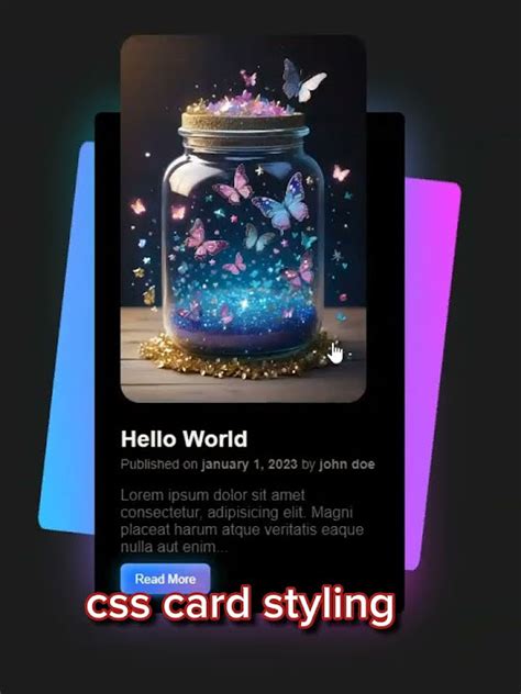 Css Blog Card Stylesheet Cssanimation Csshovereffect Css Youtube