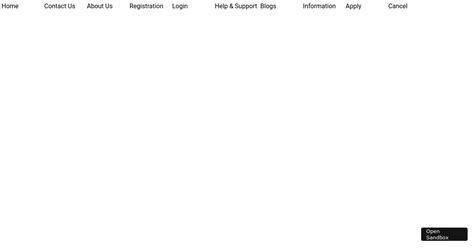 basic codesandbox