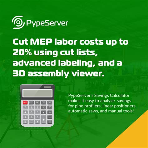 Cut Mep Labor Costs Up To 20 With Pypeserver Pypeserver Posted On