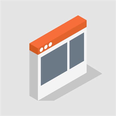 Illustrated Isometric Browser Vector Art At Vecteezy
