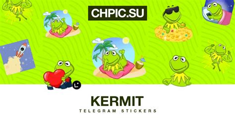 7 Telegram Sticker 🚀 From «kermit Pack
