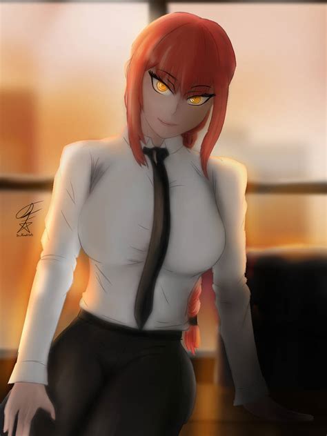 Makima Chainsawman By Devilfrankarts On Deviantart