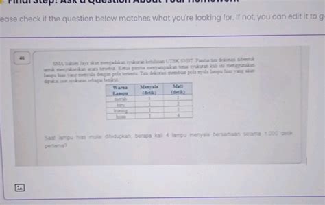 Ease Check If The Question Below Matches What StudyX