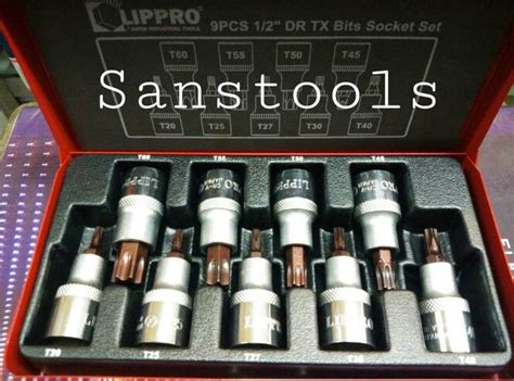 Jual Kunci Sock L Bintang Set Starbit Socket Set Lippro 9pcs Japan