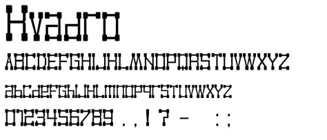 KVADRO Font : pickafont.com