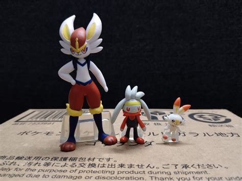Bandai Pokemon Scale World 1 20 Scorbunny Raboot Cinderace Hobbies