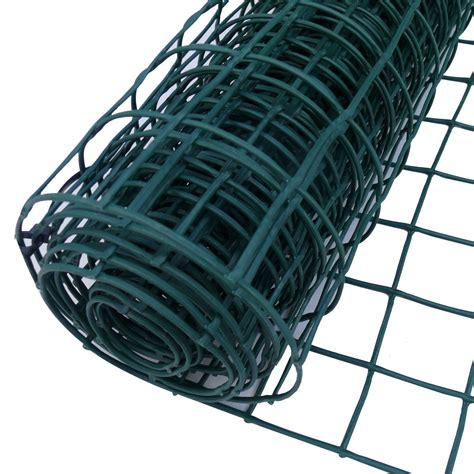 Buy Plastic Garden Fencing 1m X 25m Green 50mm Clematis Plastic Netting