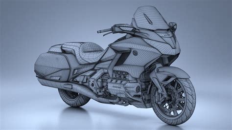 Honda Gl 1800 Gold Wing 2018 3d Model By Sky3dstudios69