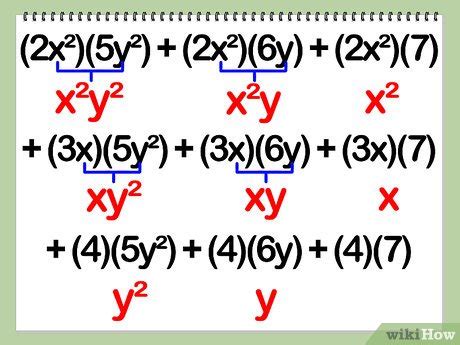 Ways To Multiply Polynomials WikiHow