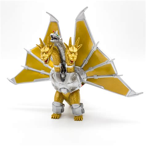 Mecha King Ghidorah Bandai Sofubi 2005 Avec étiquette Fabuleuse Caverne
