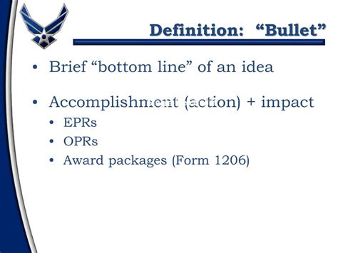 Ppt Bullet Statements With Impact Powerpoint Presentation Free