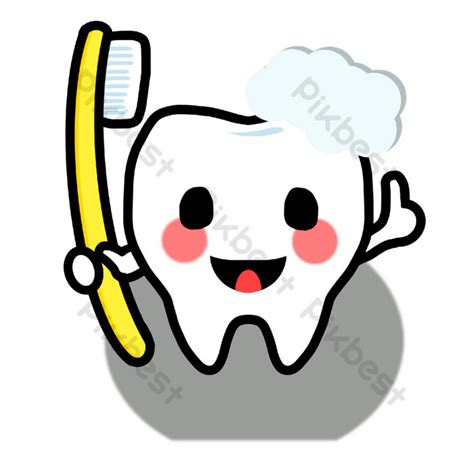Happy Tooth Brushing Vector Png Images Psd Free Download Pikbest