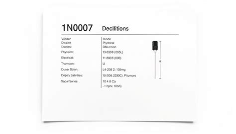 1n4007 Diode Datasheet