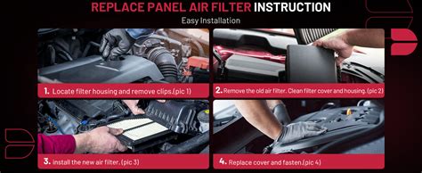 BDFHYK CA12295 Engine Air Filter Compatible With Subaru Ascent