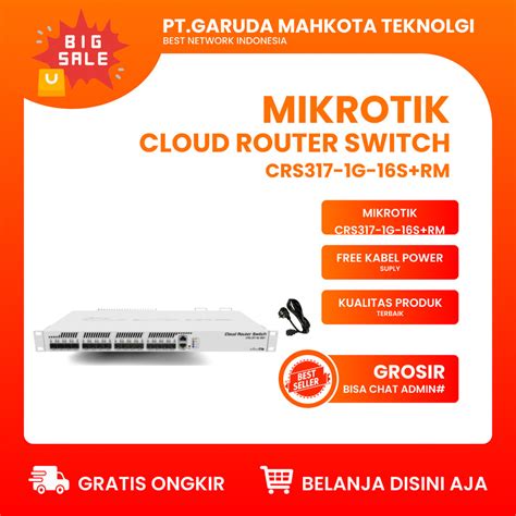 Jual MikroTik Cloud Router Switch CRS G S RM CRS G S RM Bekas Original Shopee
