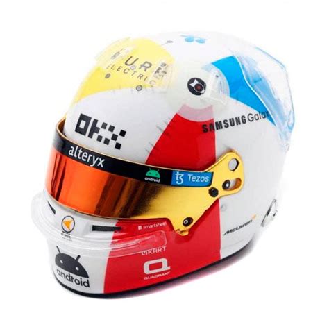 Spark Scale Helmet Lando Norris 2023 Miami Gp Mclaren F1 15 Agr