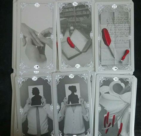 Silver oracle Lenormand 36 cards Russia Серебряный оракул Ленорман | eBay