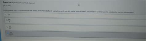 Solved Question Multiple Choice Worth Points Mc Chegg
