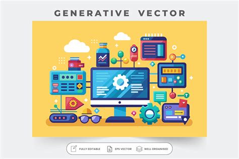 A Computer Setup Showcases A Customizabl Graphic By Iftikharalam