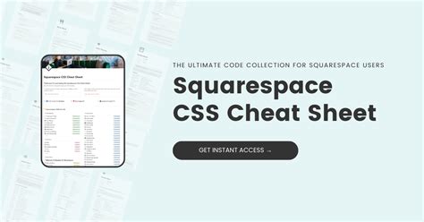The Ultimate Squarespace Css Cheat Sheet August 2023 Edition