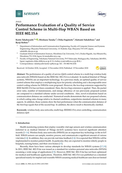 Pdf Performance Evaluation Of A Quality Of Service Control Scheme In