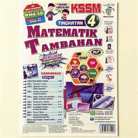Additional Mathematics Form 4 New Shopee Philippines