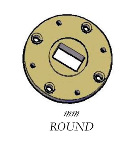Rectangular Waveguide Flanges Space Machine