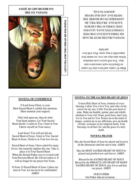 Sacred Heart Novena Printable
