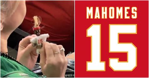 Eagles Fan Pokes Chiefs Mahomes Voodoo Doll At Super Bowl