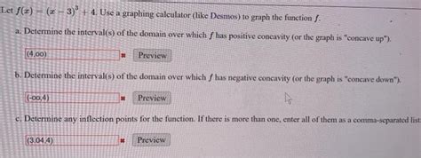 solved let f x x 3 4 use a graphing calculator