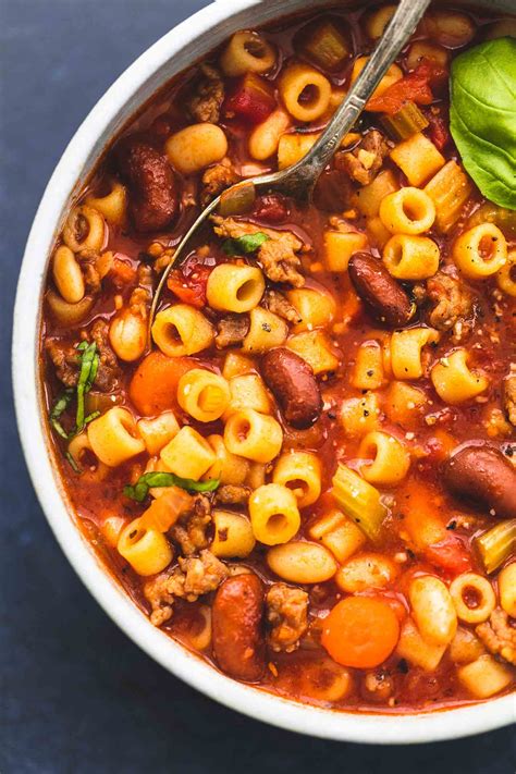 Instant Pot Pasta E Fagioli Soup Half Cup Habit