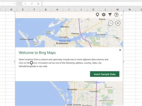 Activation Et Utilisation Du Compl Ment Bing Maps Dans Ms Excel