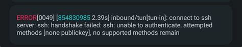 مشکل Ssh Proxy بعد از اپدیت · Issue 3302 · Hiddifyhiddify Manager