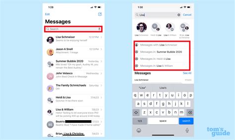 how to use search filters in messages tom s guide