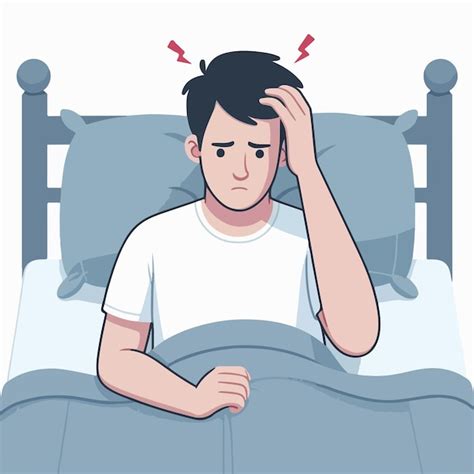 Vector Of People Experiencing Symptoms Of Insomnia Premium Ai