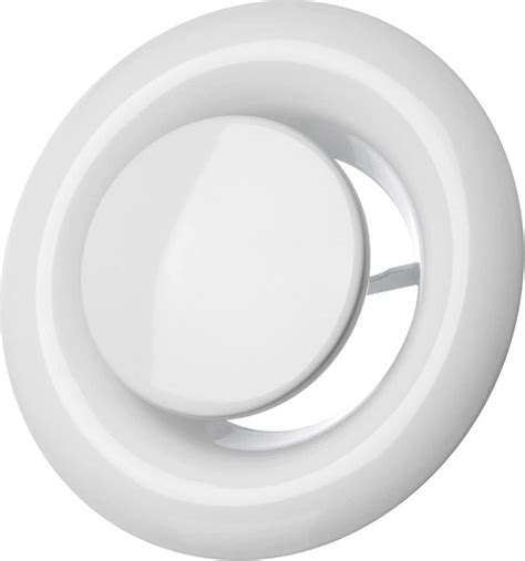 Rond Ventilatieventiel Ø 100 Mm Metalen Anemostaat Voor Afvoerlucht Bol