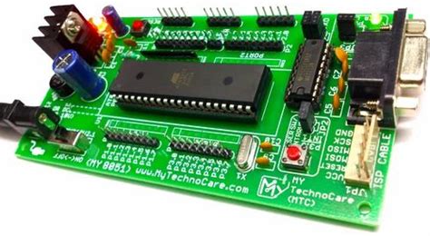 learn atmel 8051 microcontroller board electronic engineering