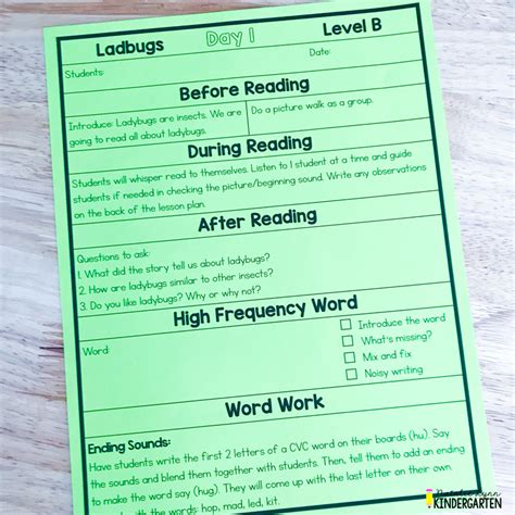 What Does A Level B Guided Reading Lesson Look Like Bút Chì Xanh