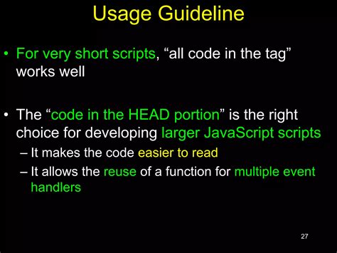Event Programming Javascript Ppt