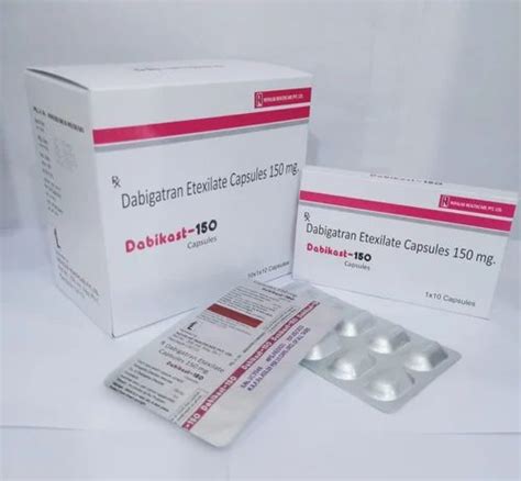 Dabikast Dabigatran Etexilate Capsules Packaging Type Box At Rs 4500