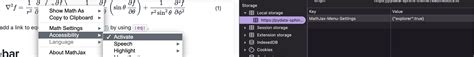 How To Activate Mathjax Accessibility By Default Stack Overflow