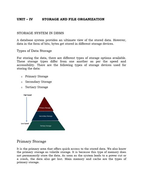 Unit 4 Rdbms Pdf Computer Data Storage Databases