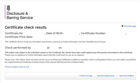 DBS Update Service NannyPaye